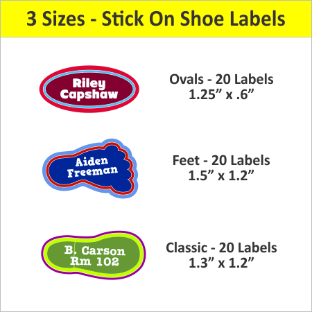 Shoe Labels | Stickers For Shoes | IdentaMe Labels