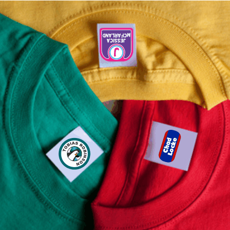 Stick On Clothing Labels | Peel and Stick Clothing Labels | IdentaMe Labels